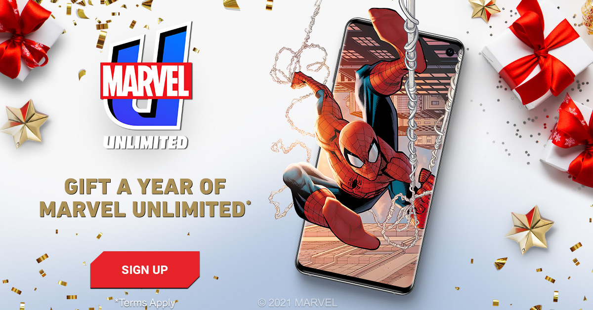 Give The Gift Of Marvel Unlimited | 1-Year of Access to 30,000 Comics ...