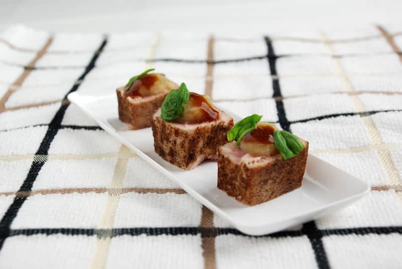 Seared Tuna Squares Recipe