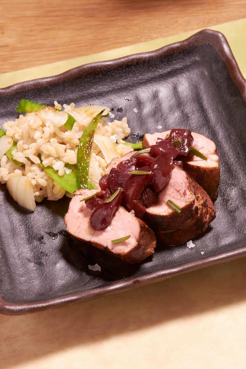 Sous Vide Boar Tenderloin with Cherry Chutney Recipe