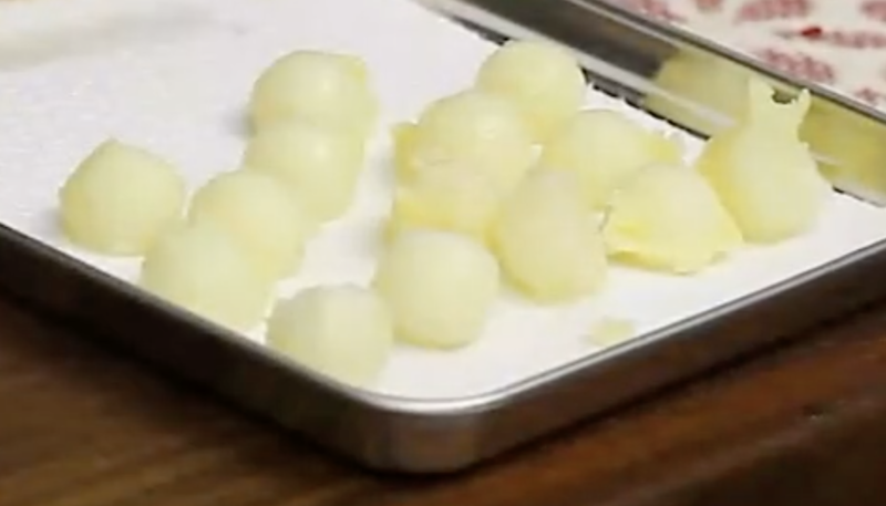 Sous Vide Butter-Poached Potato Spheres Recipe