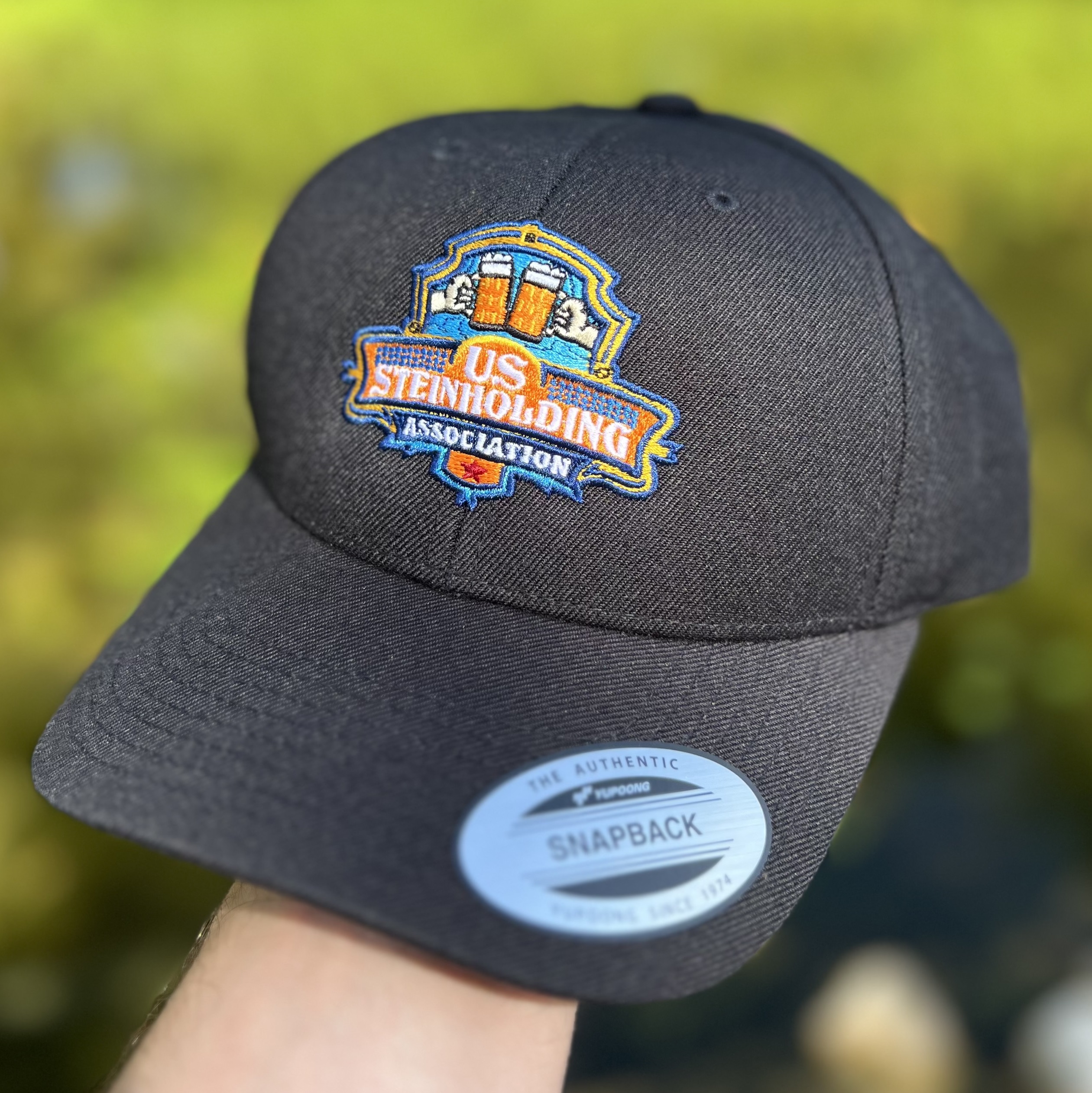 U.S. Steinholding Association USSA Full Color Logo Snap-back Baseball ...