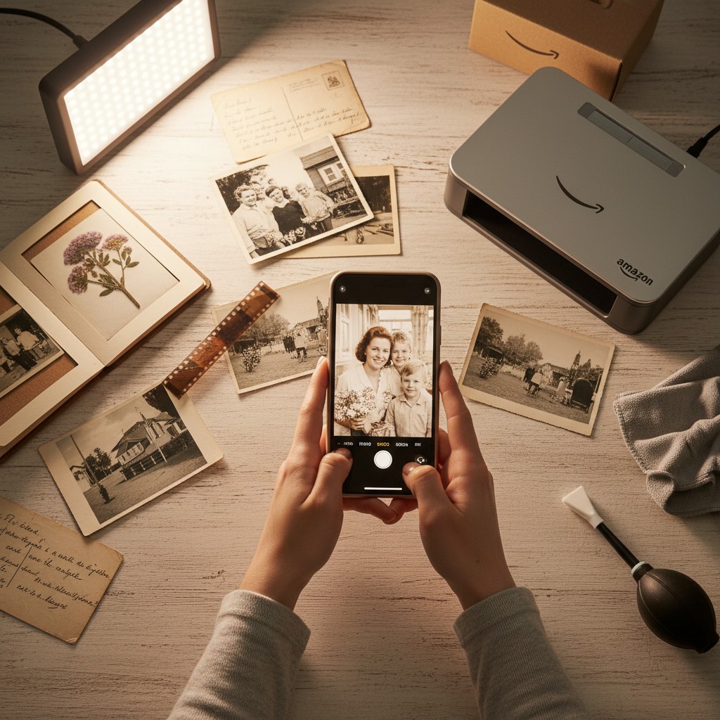 Best accessories on Amazon for scanning old photos · Photomyne