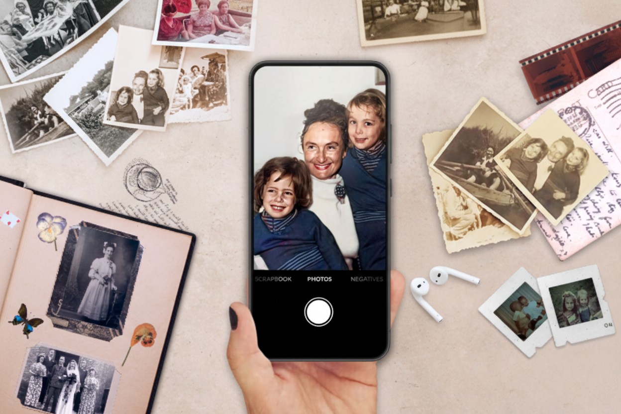 Old Family Slides vs Modern Digital Photos · Photomyne