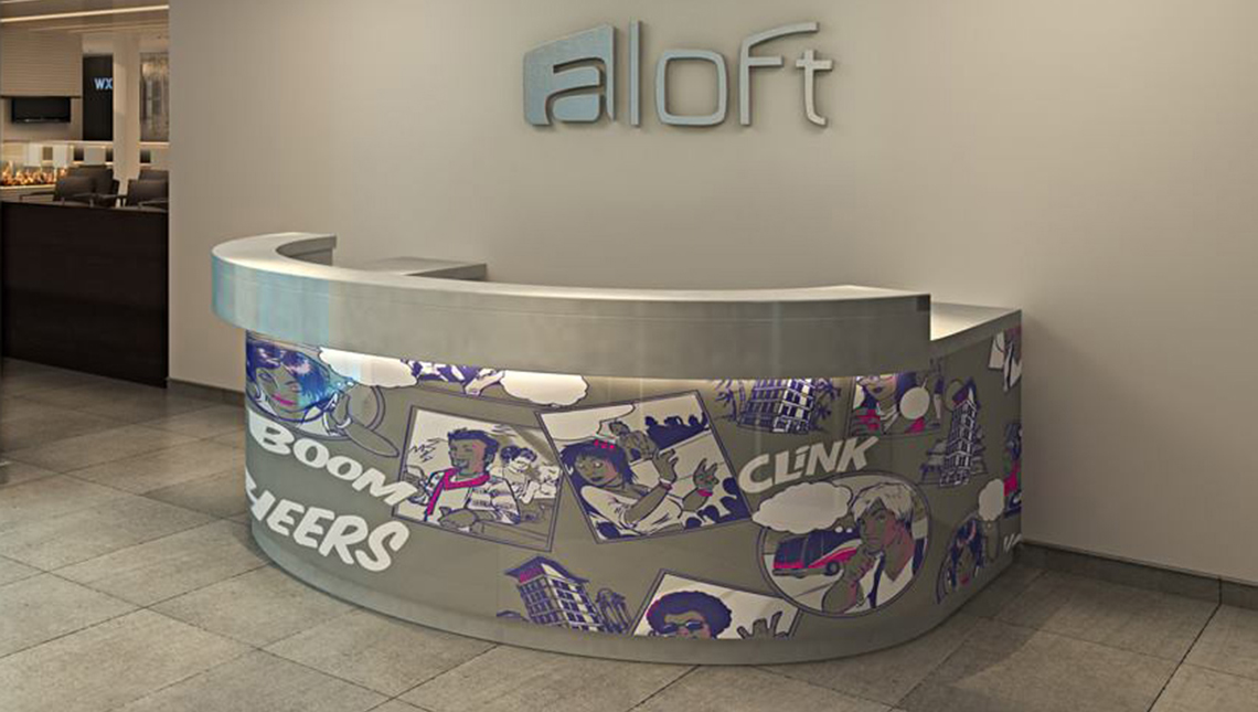 Aloft Hotels, Front Desk – Sensitile