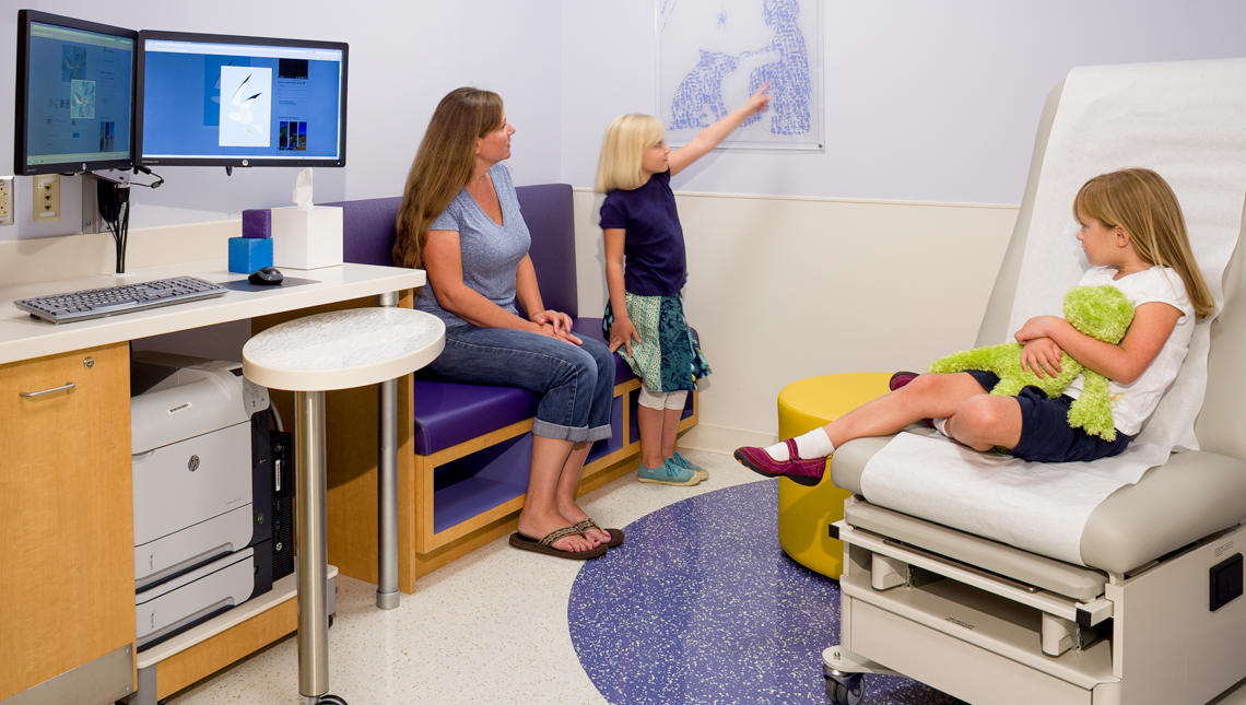 UVA Battle Building Children’s Hospital – Exam Tables – Sensitile