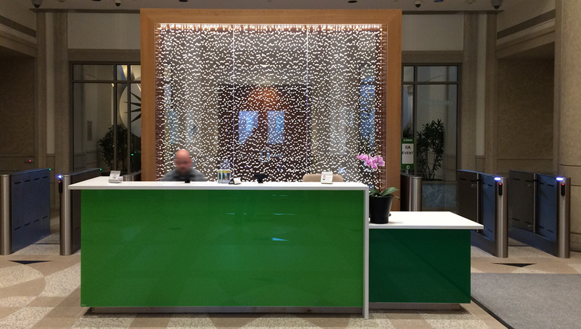 Fidelity Investment Reception Desk – Sensitile