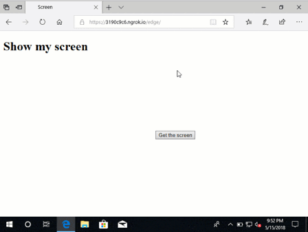 Screen capture in Microsoft Edge - Twilio
