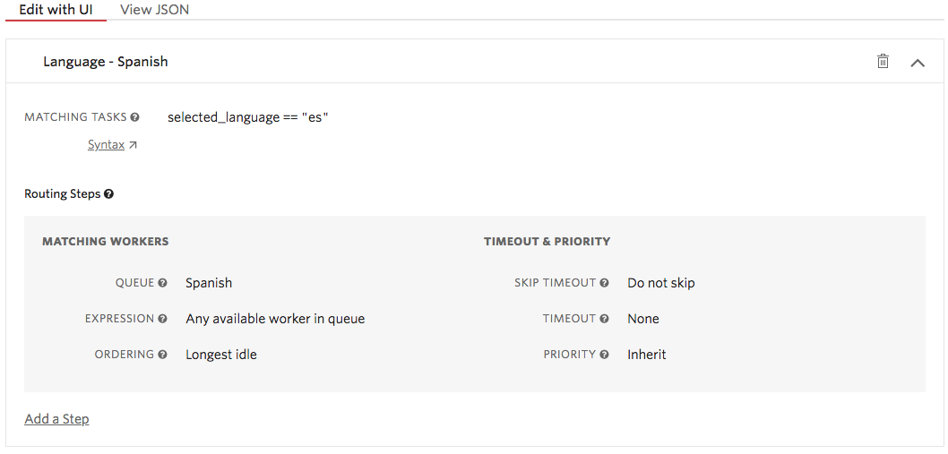 Setting Up A Taskrouter Workspace Add And Configure A Workflow Twilio