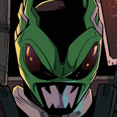 Trek as Psycho Green (Power Rangers) - BOOM! Studios