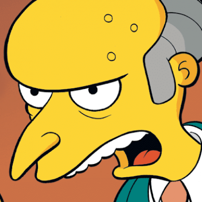 Charles Montgomery Burns as Fruit Bat Man (Simpsons) - Bongo Comics