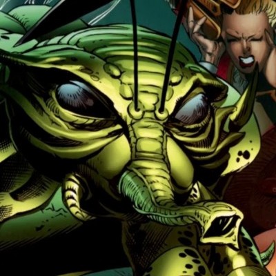 Jeramey Chriqui as Canterbury Cricket (Flashpoint Timeline) - DC Comics