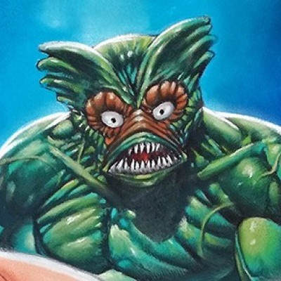 Squidish Rex as Mer-Man