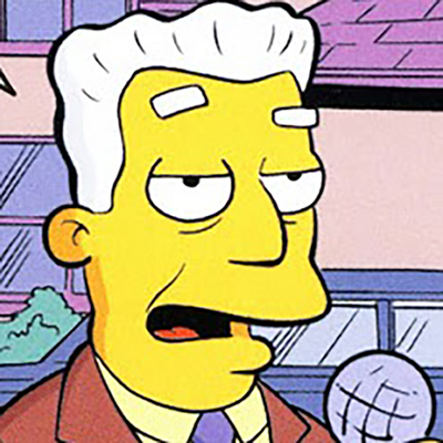 Kent Brockman (Simpsons) - Bongo Comics