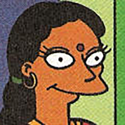 Manjula Nahasapeemapetilon (Simpsons) - Bongo Comics