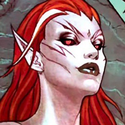 Mary Seward as Queen of Blood (Earth-0) - DC Comics