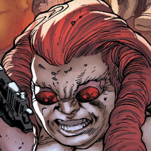Mortimer as Gorgon (Earth 8) - DC Comics