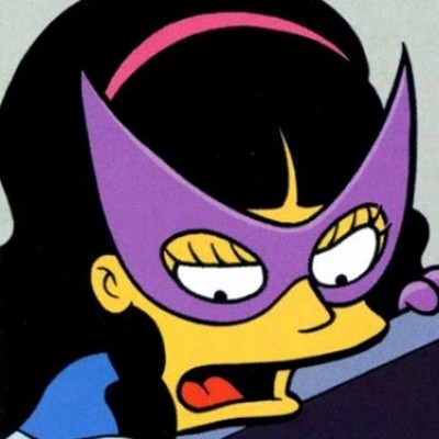 Jessica Lovejoy as Badgirl (Simpsons) - Bongo Comics