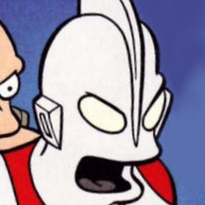 Shin Hayata as Ultraman (Futurama) - Bongo Comics