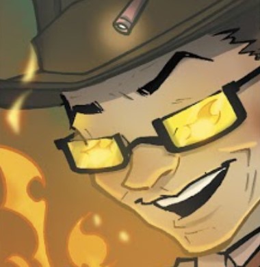 A. S. Scarlet as Bookworm (Earth-0) - DC Comics