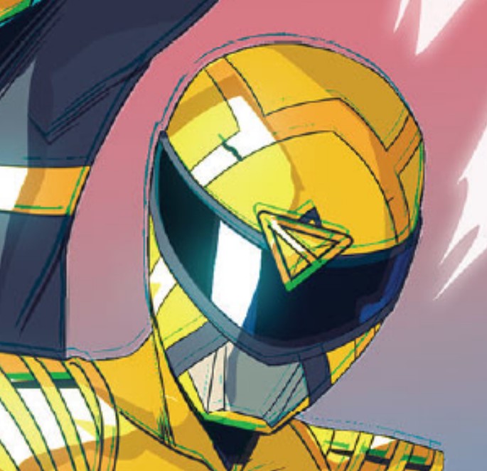 Kevor Vrin as Yellow Omega Ranger (Power Rangers) - BOOM! Studios
