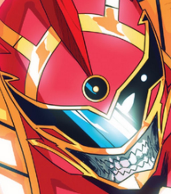 Spa'ark as Red Omega Ranger (Power Rangers) - BOOM! Studios