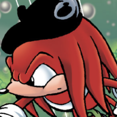 O'Nux as Anti-Knuckles (Sonic the Hedgehog) - Archie Comics
