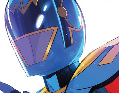 Heckyl as Blue Solar Ranger (Power Rangers) - BOOM! Studios