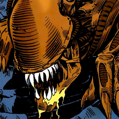 Xenomorph XX121 as Scorpion Alien (Aliens vs. Predator) - Marvel Comics