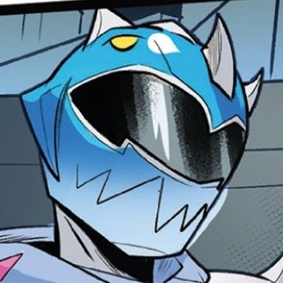 Kiya Kyatyl as Blue Drakkon Ranger (Power Rangers) - BOOM! Studios