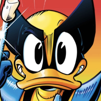 Donald Duck as Wolverine