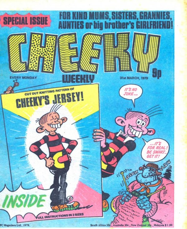 Cheeky Weekly #March 31st, 1979 Reviews