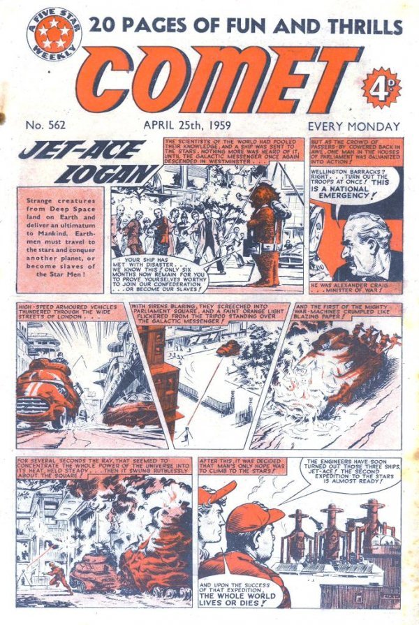 Comet Comic #562 Reviews
