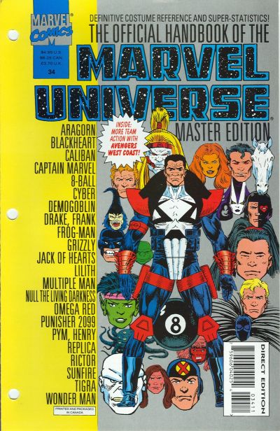 The Official Handbook of the Marvel Universe - Master Edition #34 Reviews