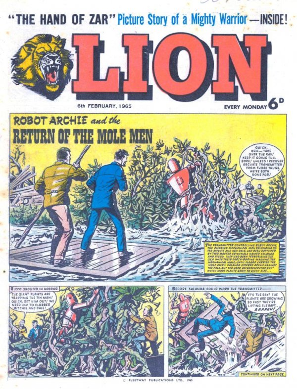 Lion #February 6th, 1965 Reviews