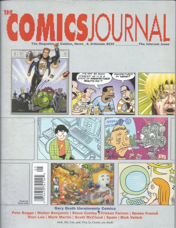The Comics Journal #232 Reviews