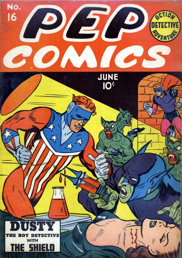 Ted Tyler as Fireball (Mighty Crusaders) - Archie Comics