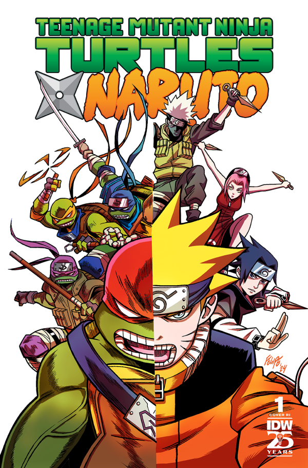 Teenage Mutant Ninja Turtles x Naruto #1 Reviews