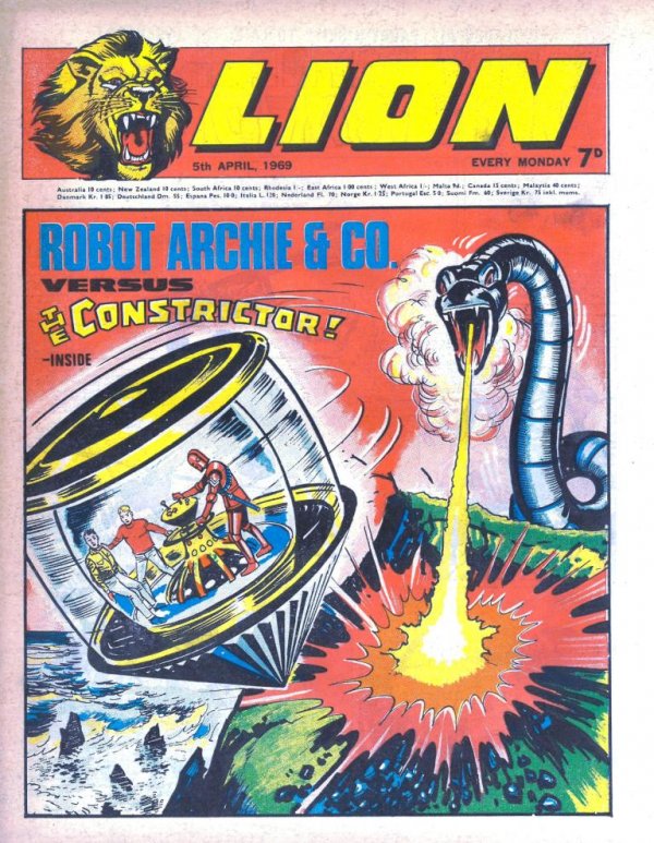 Lion #April 5th, 1969 Reviews