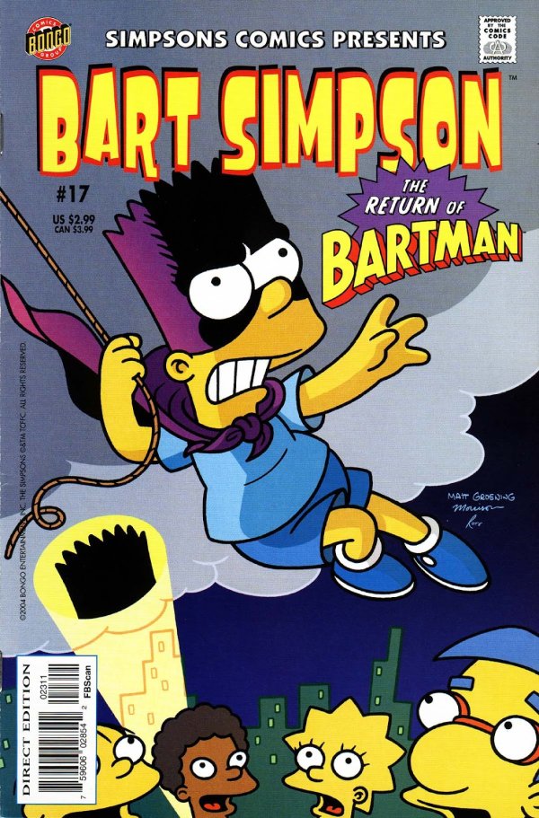 Abraham Simpson as Able-Bodied Boy (Simpsons) - Bongo Comics