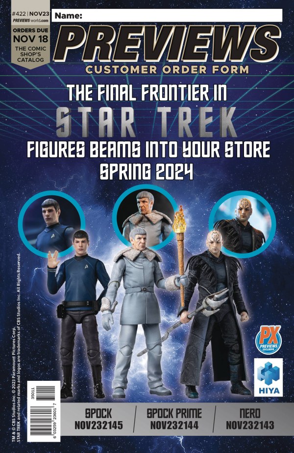 Previews: Customer Order Form #424 Reviews