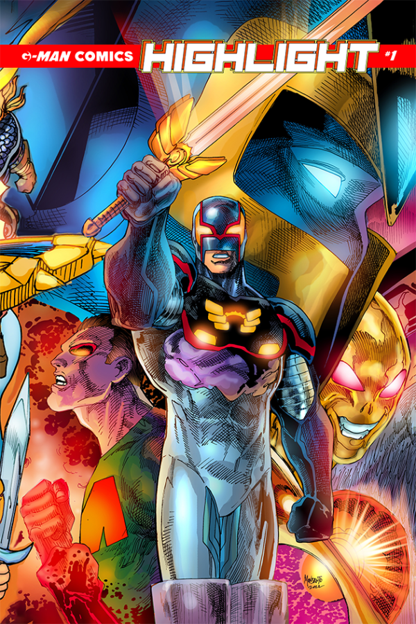 Nigel Spire (Star Cross Comics Universe) as Silver Saint