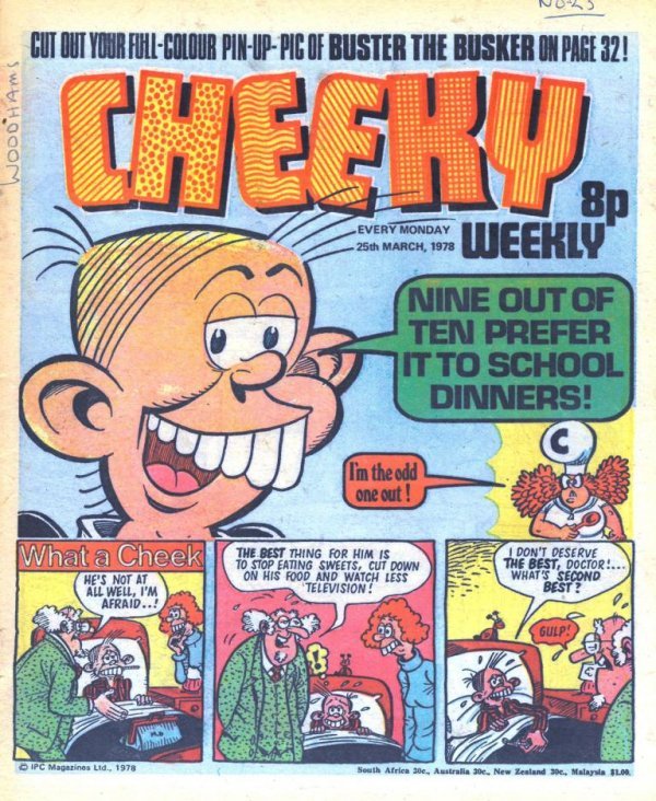 Cheeky Weekly #March 25th, 1978 Reviews