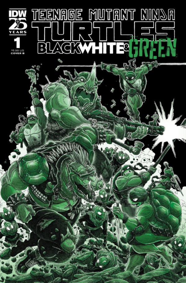 Teenage Mutant Ninja Turtles: Black, White, & Green #1 Reviews