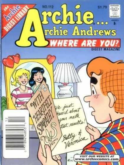 Archie... Archie Andrews Where Are You? Comics Digest Magazine #112 Reviews