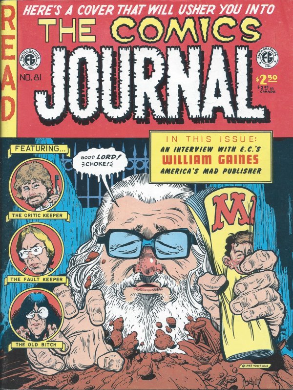 The Comics Journal #81 Reviews