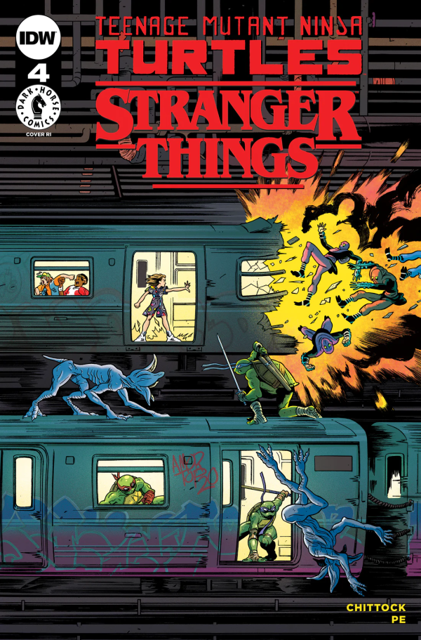 Teenage Mutant Ninja Turtles x Stranger Things #4 Reviews