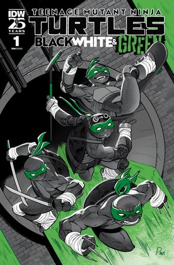Teenage Mutant Ninja Turtles: Black, White, & Green #1 Reviews