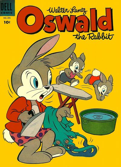 Four Color #593 - Walter Lantz Oswald the Rabbit Reviews