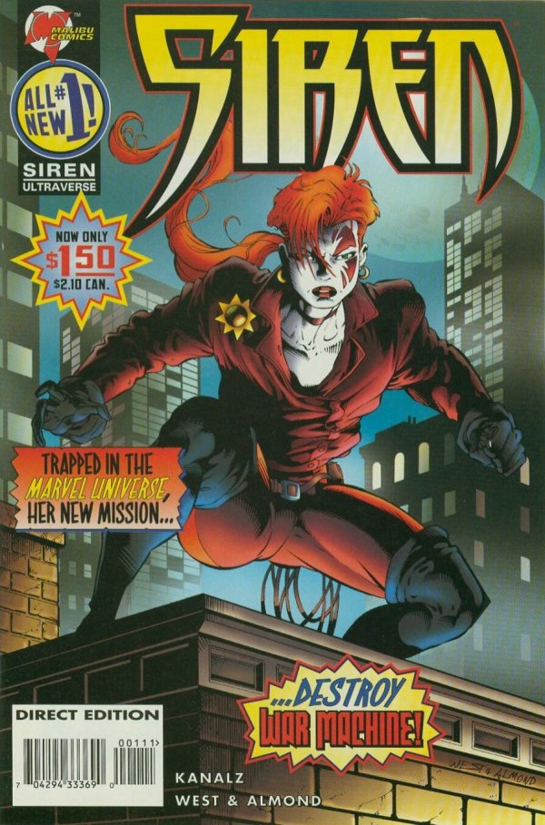 Jennifer Pearson as Siren (Alterniverse) - Marvel Comics