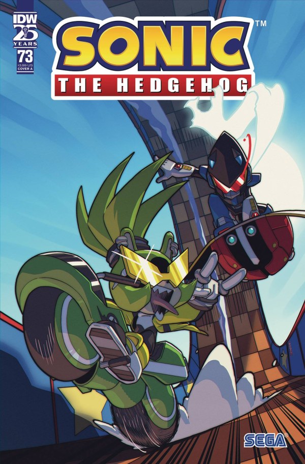 Sonic the Hedgehog as Phantom Rider (Sonic the Hedgehog) - IDW Publishing